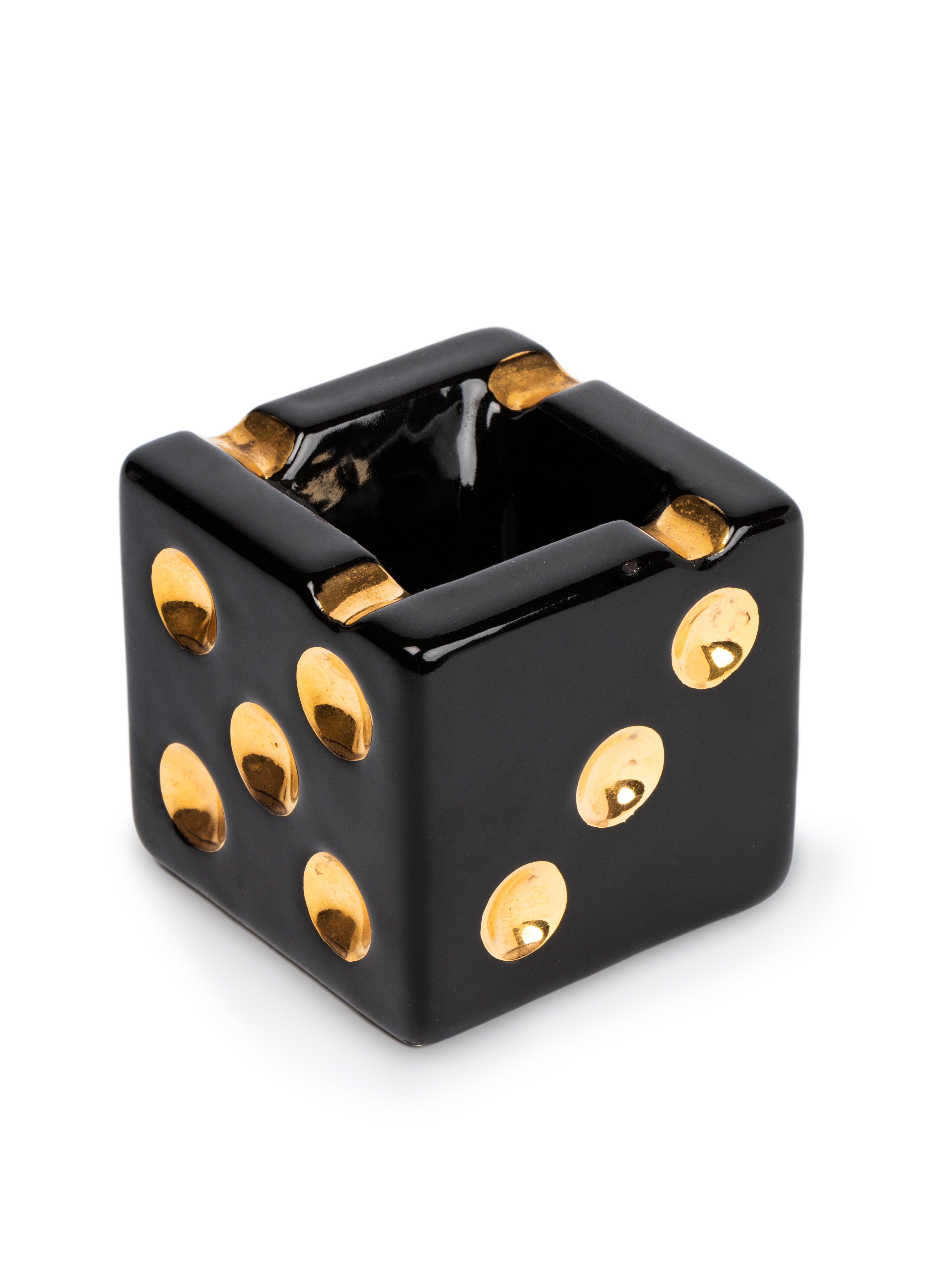 Vintage 1950s Ceramic Dice Ashtray – ATELIER MAYER